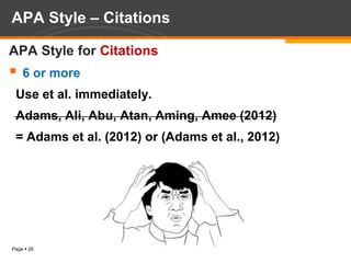 Introduction to Citations and Referencing | PPTX