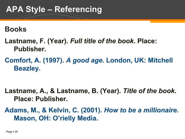 Introduction to Citations and Referencing | PPTX