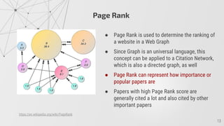 ArXiv Literature Exploration using Social Network Analysis | PDF