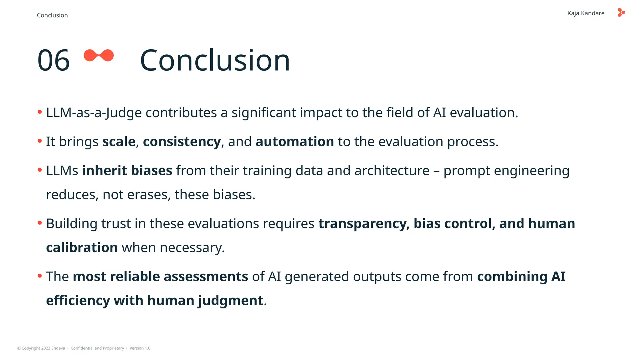 [DSC Europe 25] Kaja Kandare - LLM as a judge.pptx