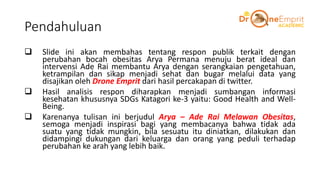 Arya ade rai melawan obesitas slide | PPT