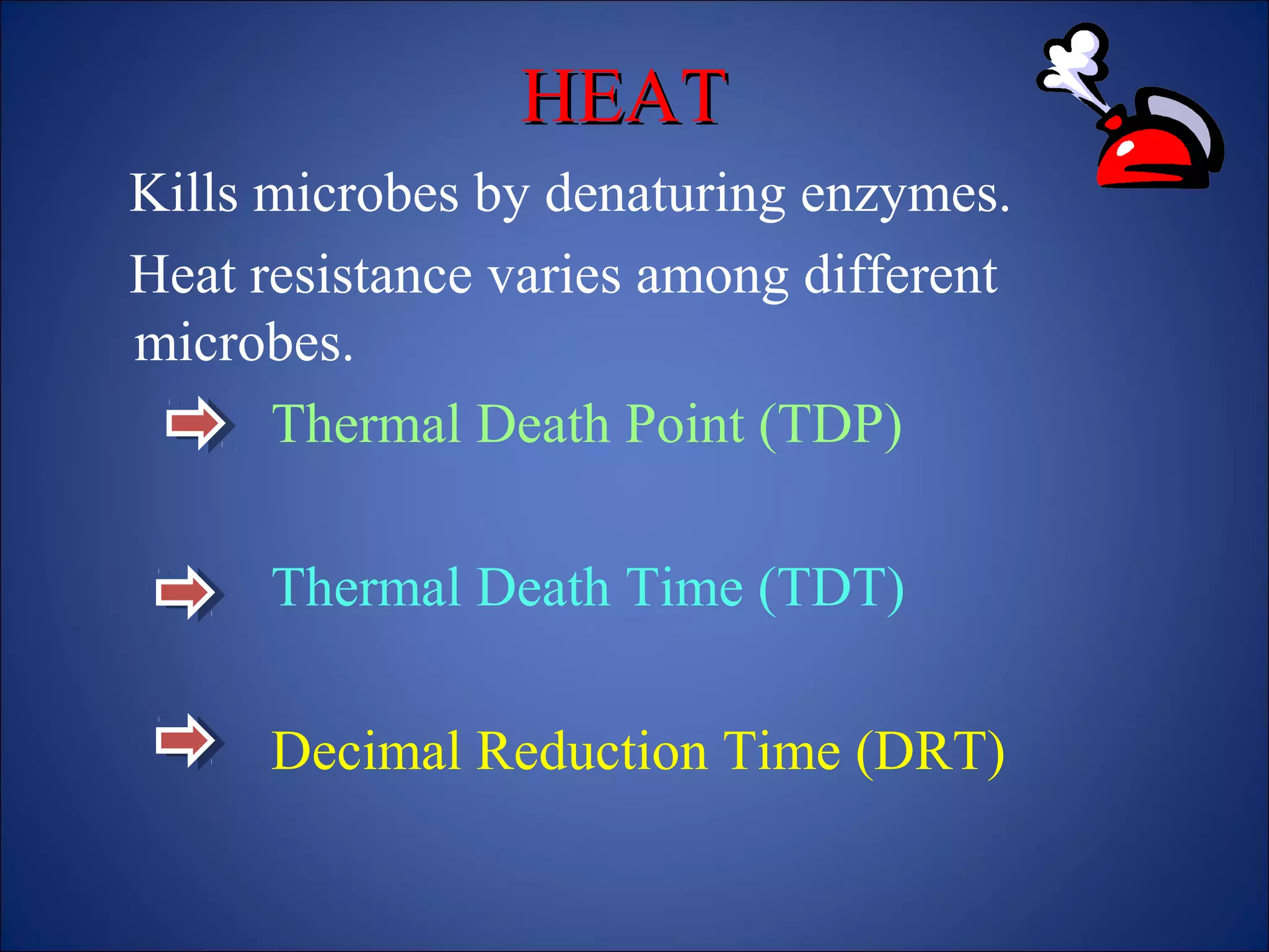 Control of Microorganisms Various Physical & Chemical Methods | PPT