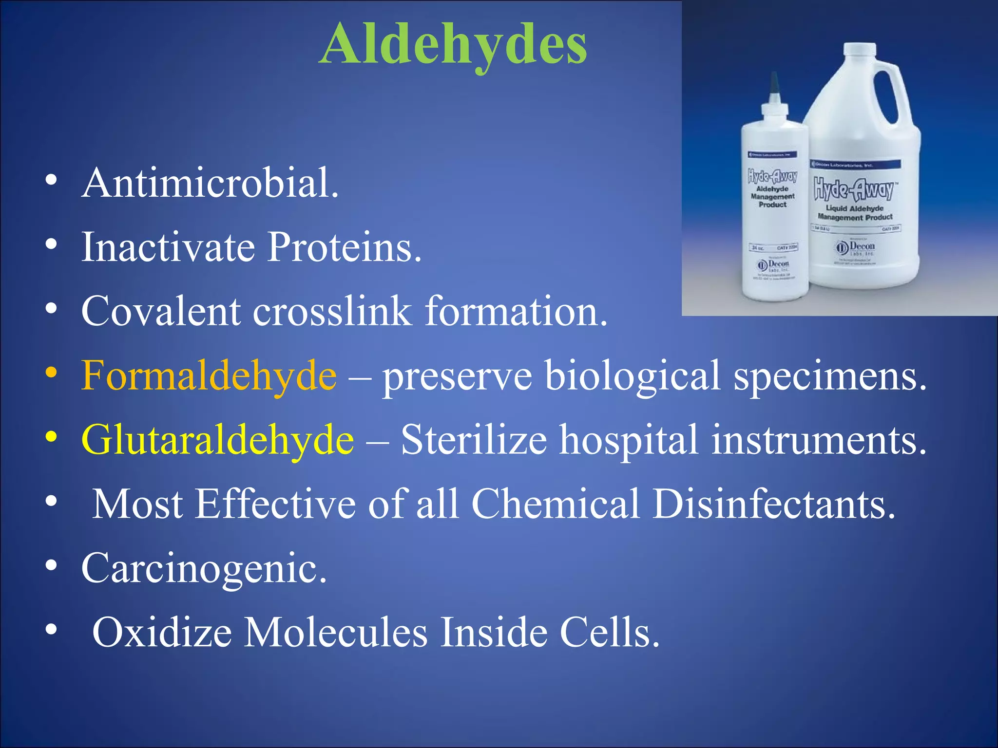 Control of Microorganisms Various Physical & Chemical Methods | PPT