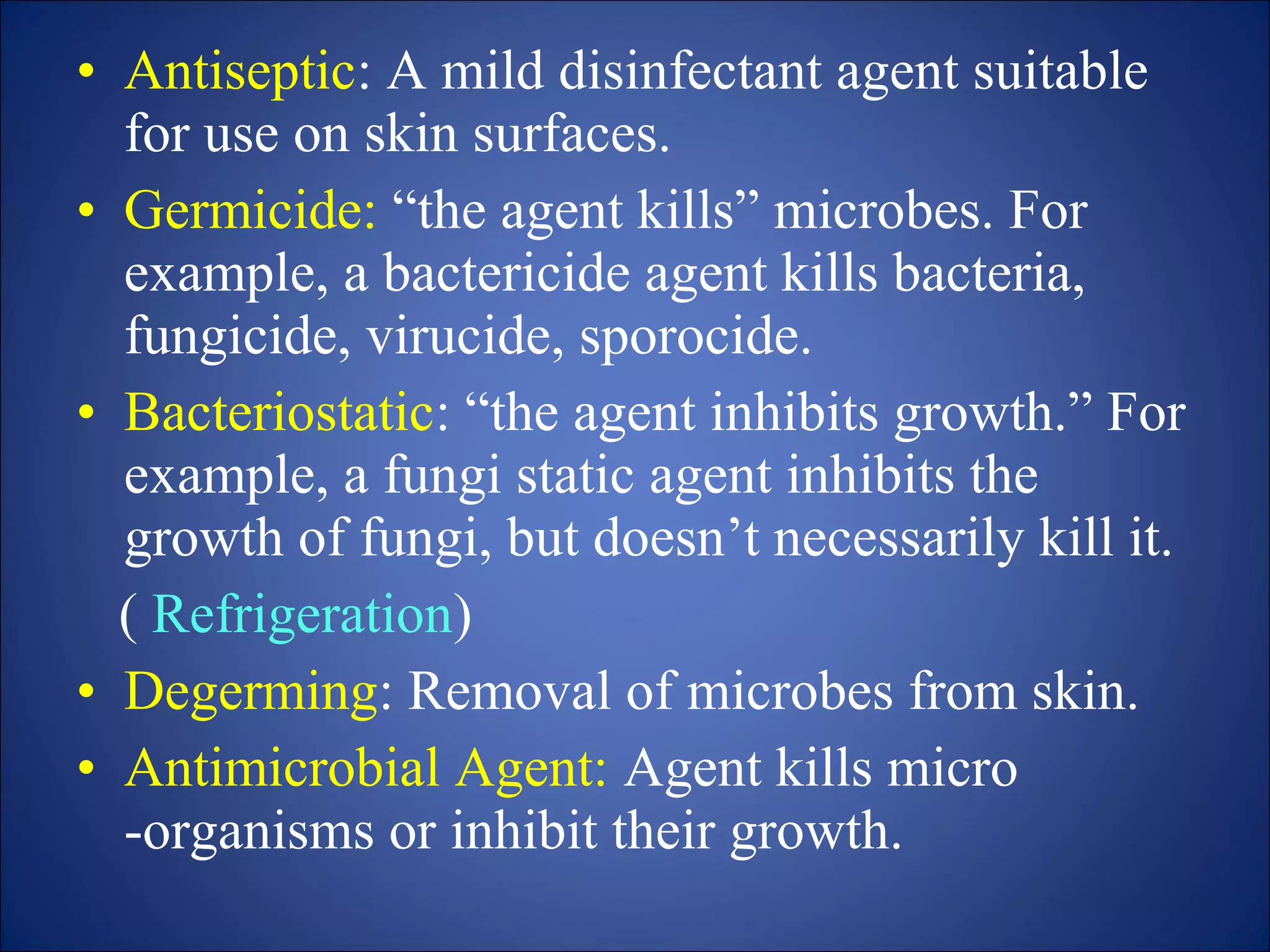 Control of Microorganisms Various Physical & Chemical Methods | PPT
