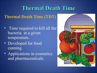 Control of Microorganisms Various Physical & Chemical Methods | PPT
