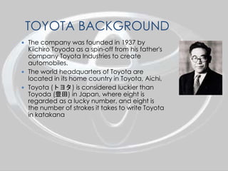 Toyota production system | PPTX