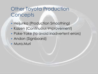 Toyota production system | PPTX