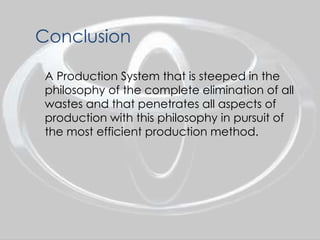 Toyota production system | PPTX