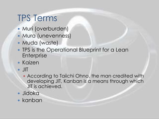 Toyota production system | PPTX