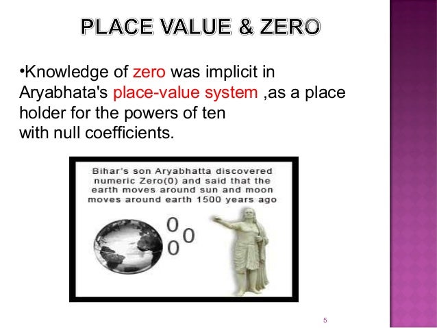 Invention Of Zero Aryabhatta By