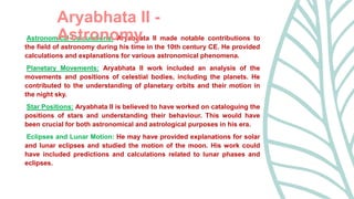 Aryabhata I, II of mathematics of both.pptx