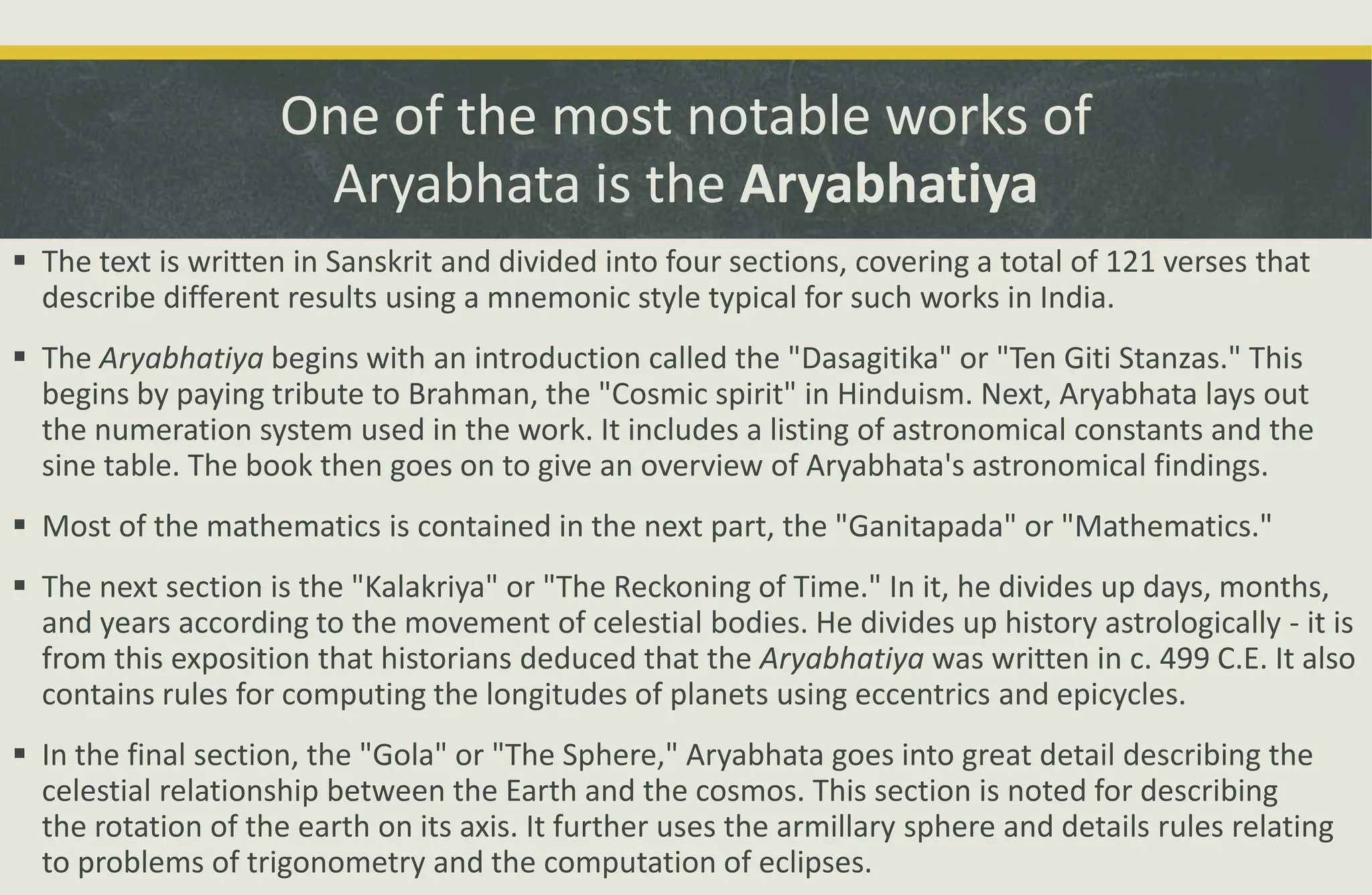 Aryabhatta | PPTX