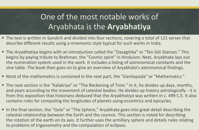 Aryabhatta | PPTX