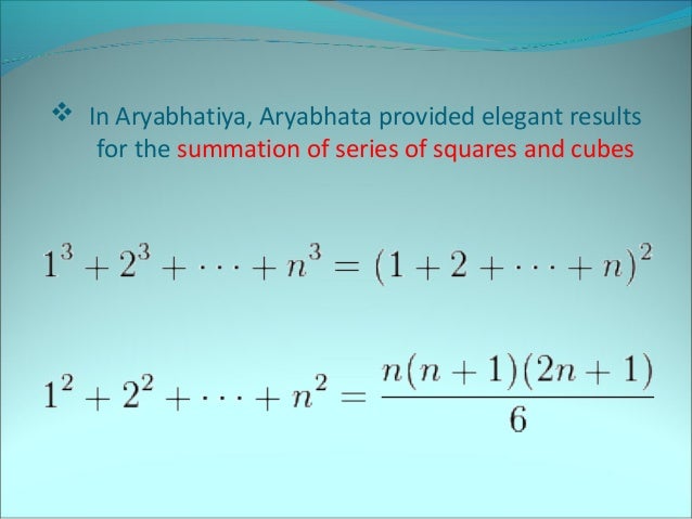 Aryabhata-An Indian Mathemagician