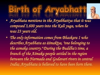 Aryabhatta | PPTX