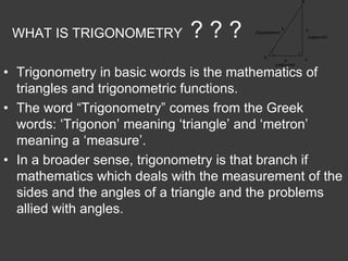 Aryabhatta Trigonometry
