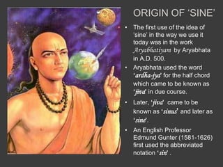 Aryabhatta Trigonometry