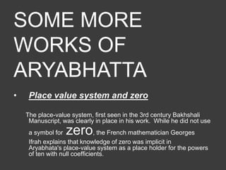 Aryabhatta | PPTX