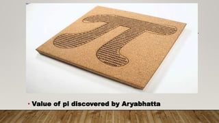 it is simple ppt for aryabhatta and invention. | PPTX