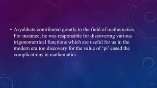 Aryabhatta .pptx