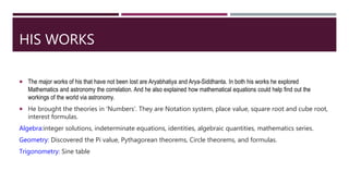 Aryabhatta ppt briejsh patel.pptx | Physics | Science