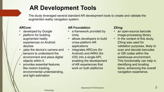 Reliability and Accuracy of Indoor Warehouse Navigation Using Augmented ...