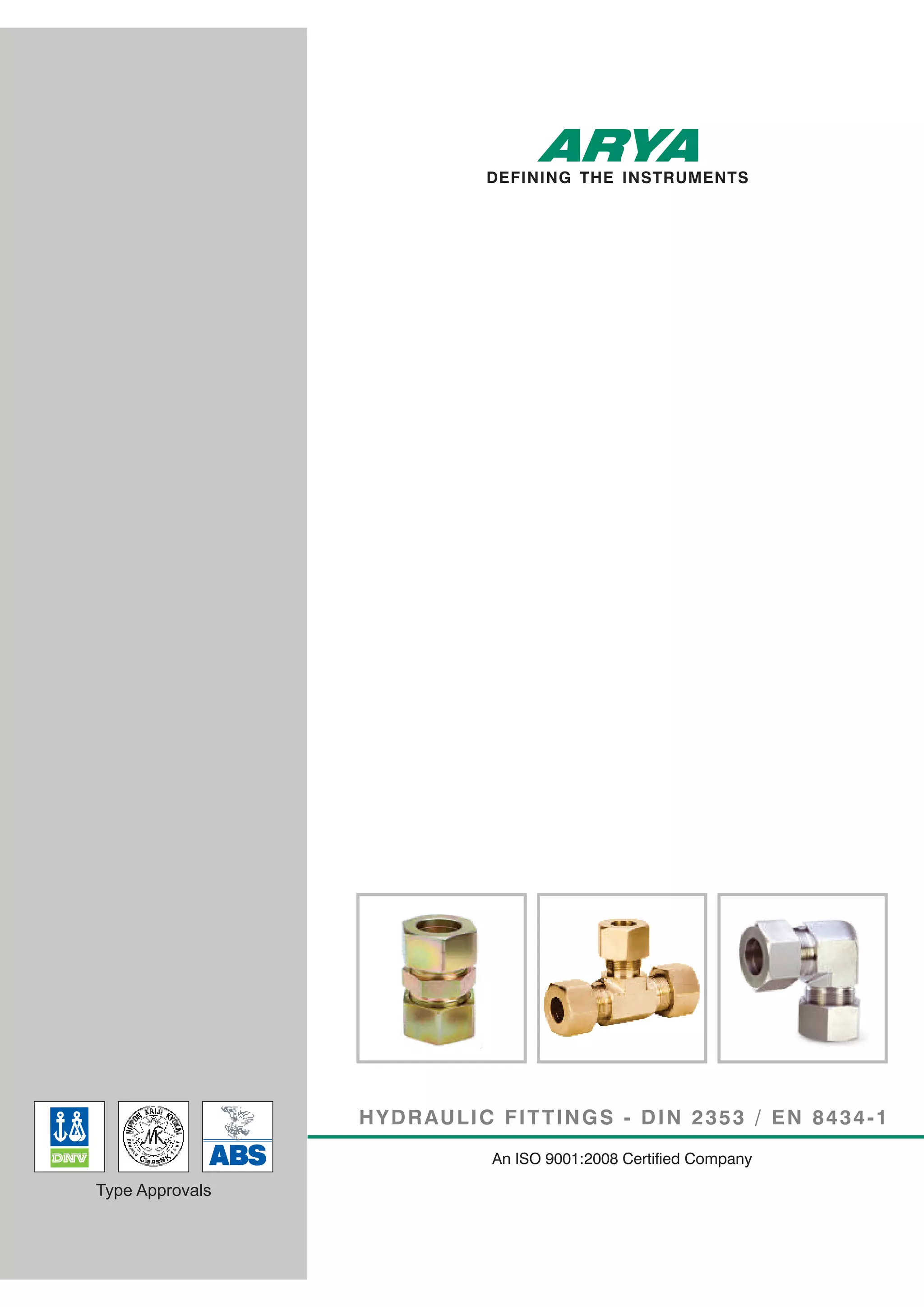 Hydraulic Fittings to Din 2353 | PDF