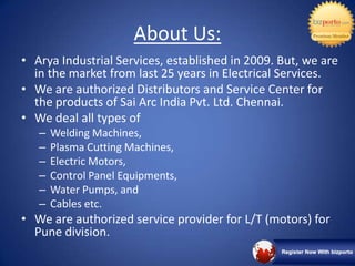 Arya Industrial Services | PPT