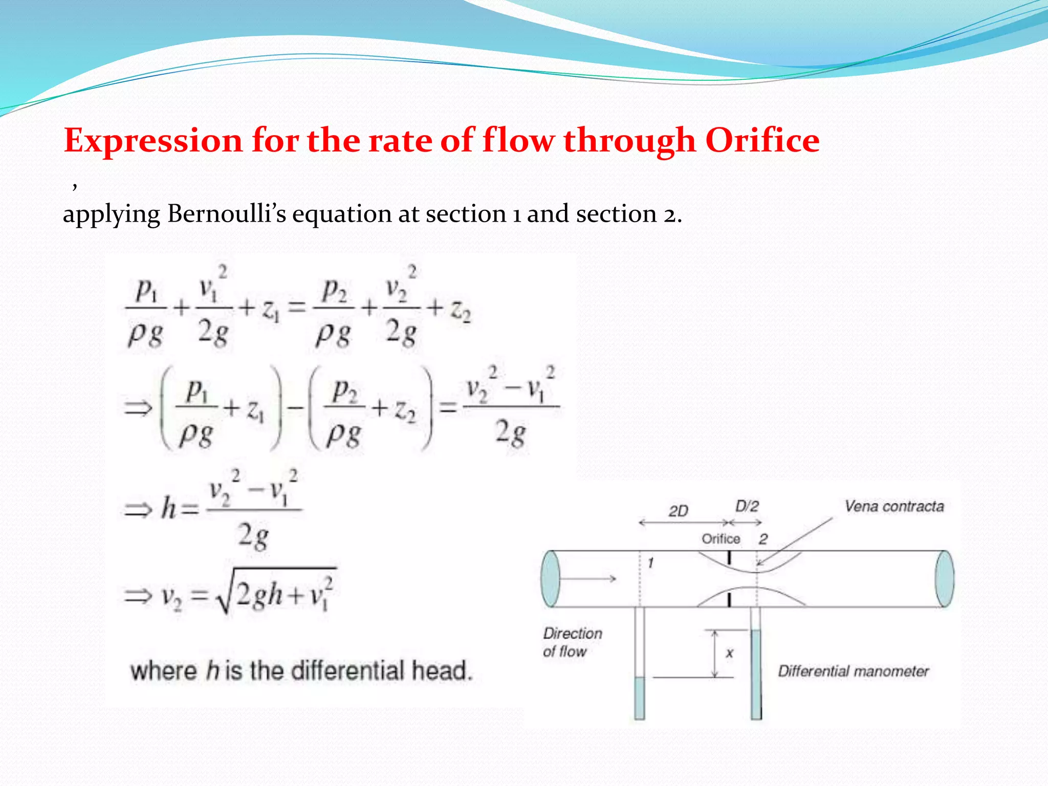 venturi and orifices meter | PPTX