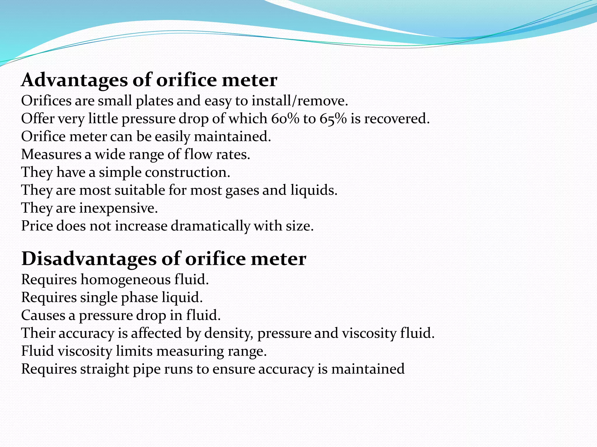 venturi and orifices meter | PPTX