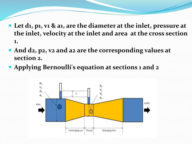 venturi and orifices meter | PPTX | Physics | Science