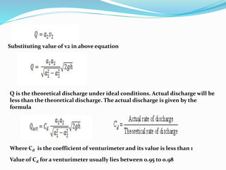venturi and orifices meter | PPTX