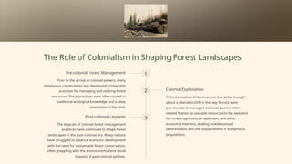 Forest society and colonial a geographical historical perspective ...