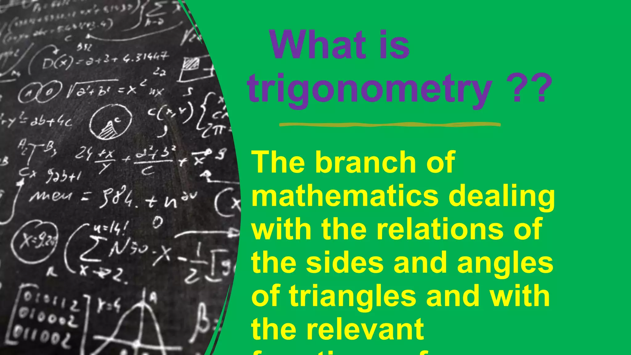 trigonometry ppt | PPTX