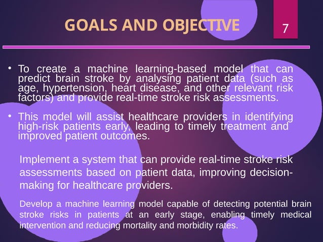 brain stroke prediction using machine learning | PPT brain stroke prediction using machine learning | PPT