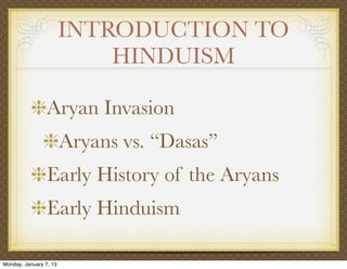 Aryans and hinduism movie 1213 | PPT
