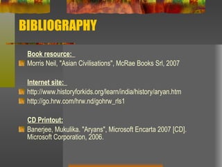 Aryan Social Studies Project | PPT