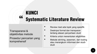 systematic literature review | PDF