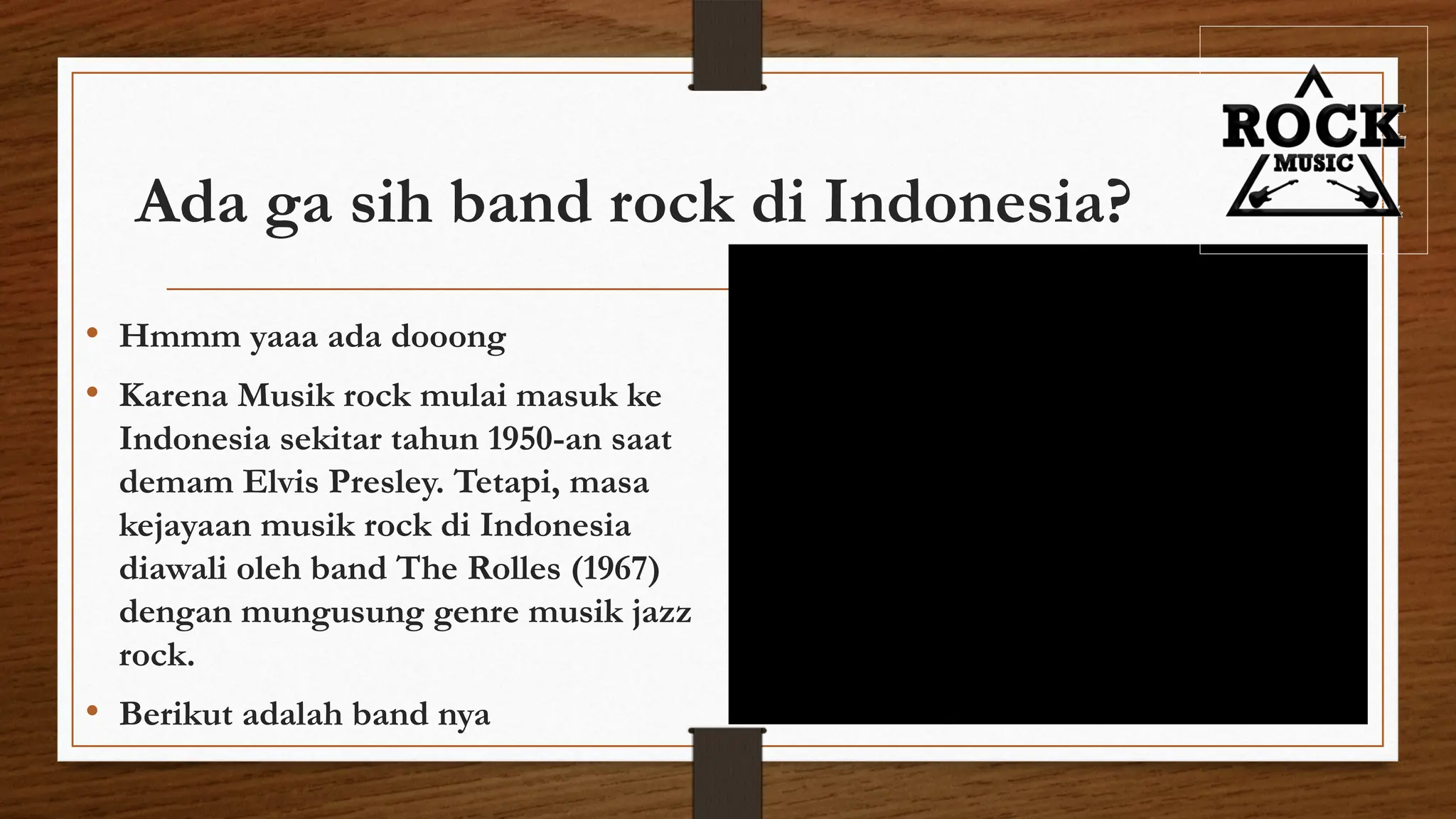 Arya ppt musik rock yang dipresentasikan keren dan ok.pptx | Free Download
