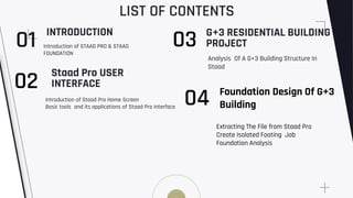 Arya Internship Report On StaadPro .pptx