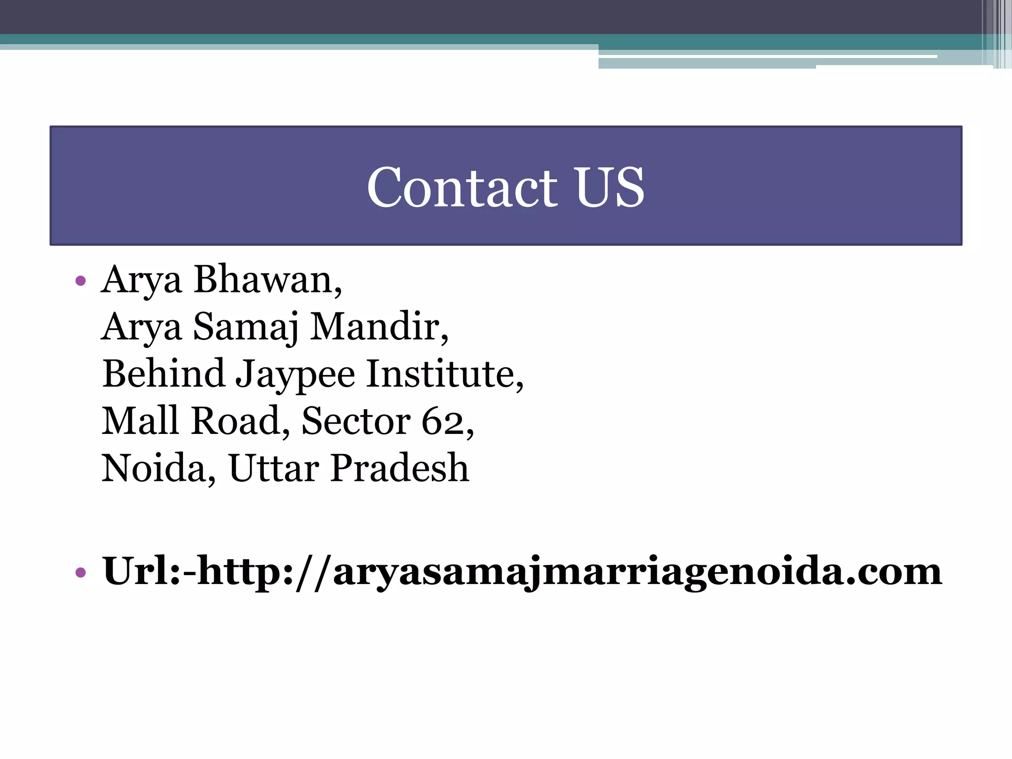 Arya samaj mandir noida | PPTX