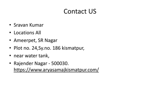 Arya samaj marriages mandir in Lakdikapul | PPT | Marriage and Civil ...