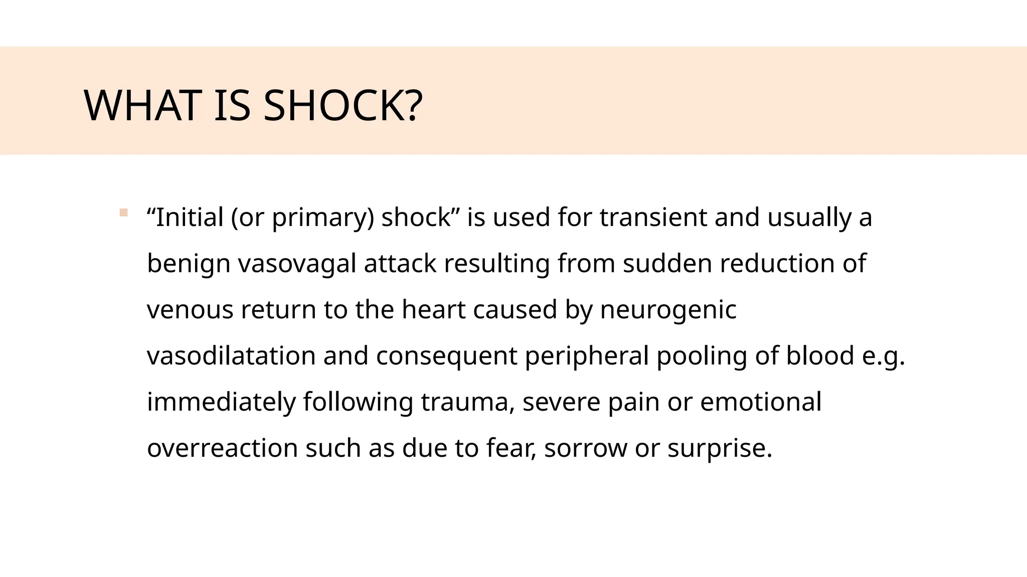PATHOPHYSIOLOGY AND TYPES OF SHOCK - MBBS.pptx