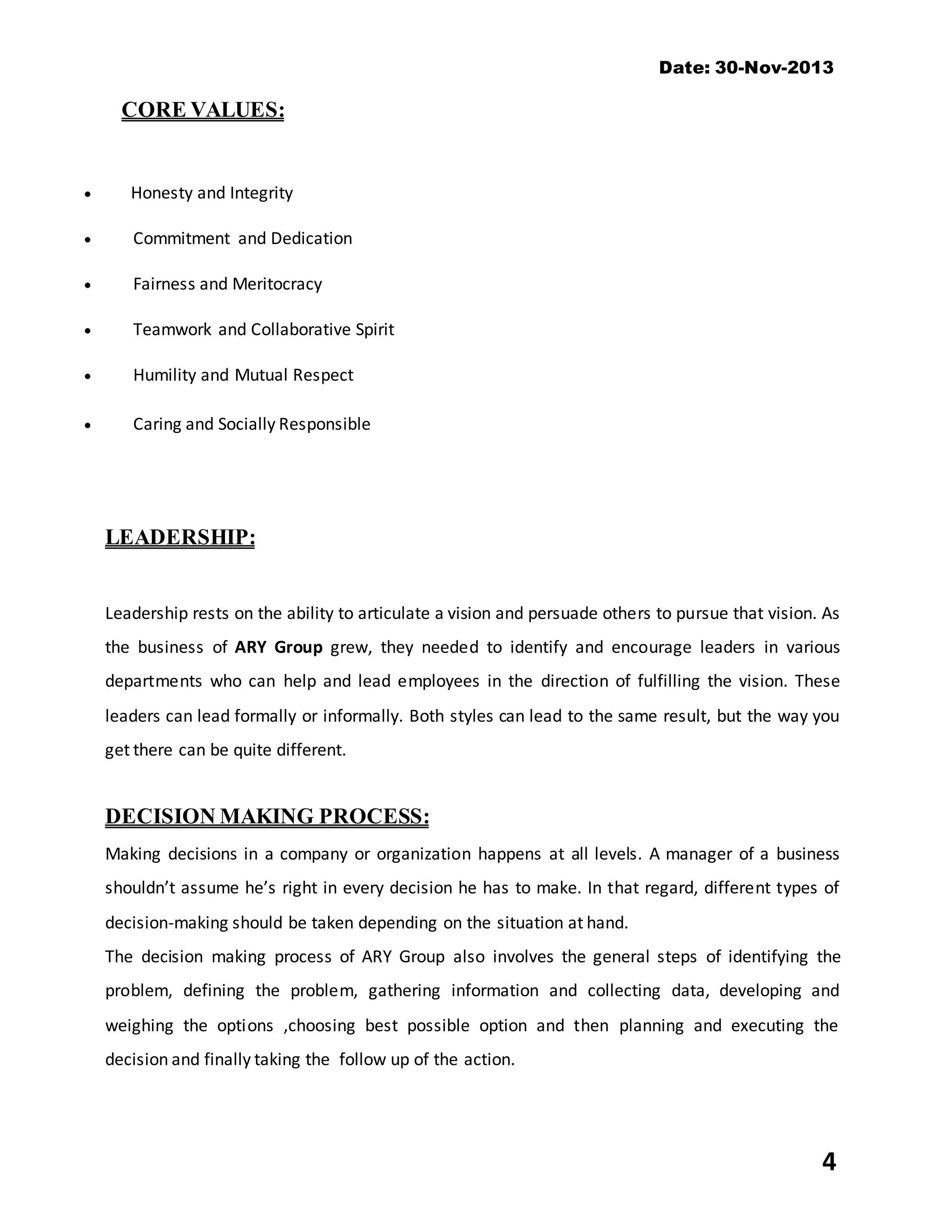 Ary group presentaion | PDF