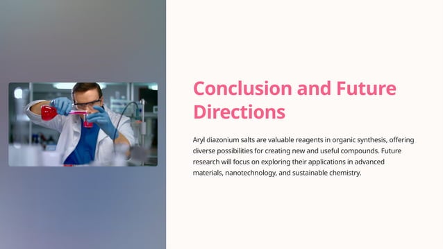 Aryl Diazonium Salts A Versatile Tool in Organic Synthesis.pptx | Free Download