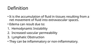 Edema in pathology by Robins and cortan.pptx