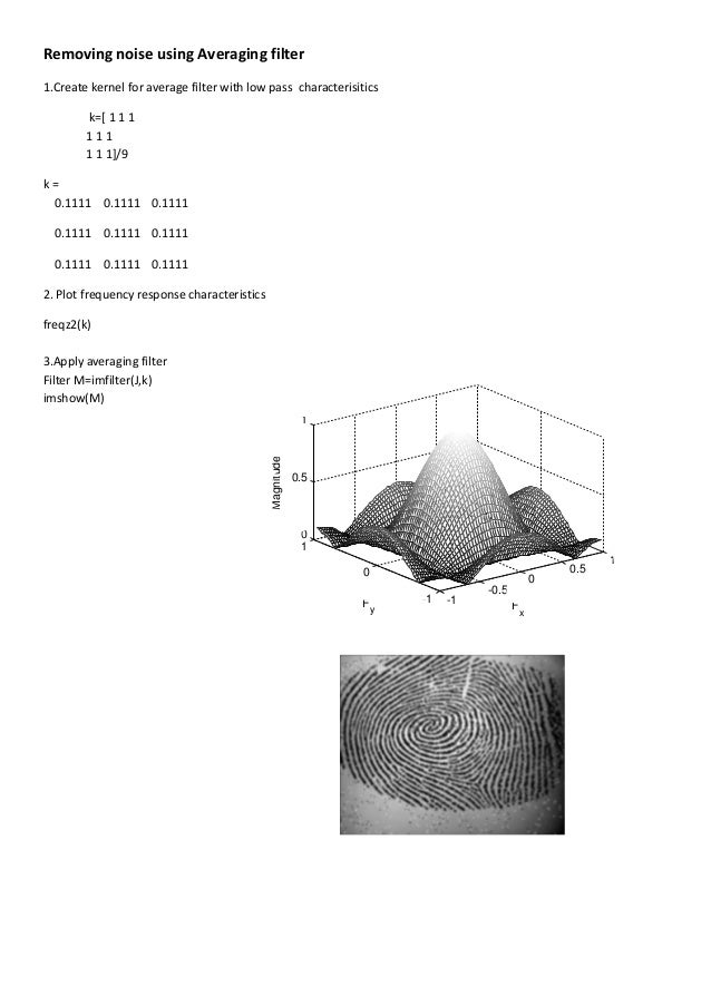 Simple Matlab Tutorial Using Matlab Inbuilt Commands 5134