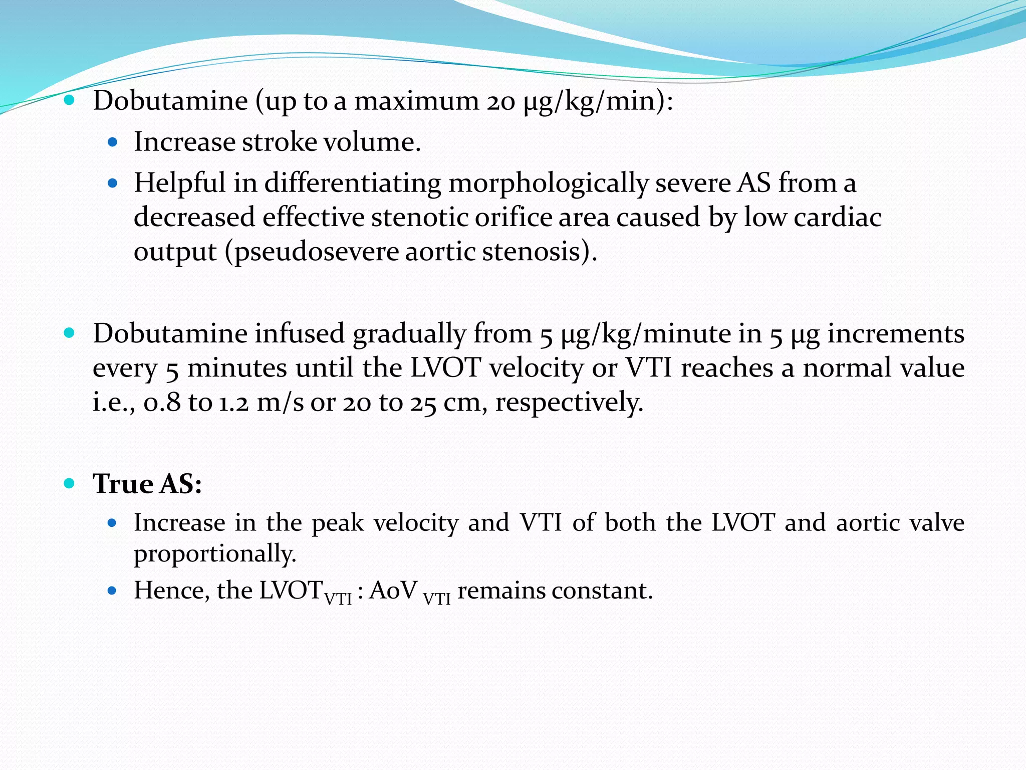 Aortic stenosis - Echocardiography | PPTX