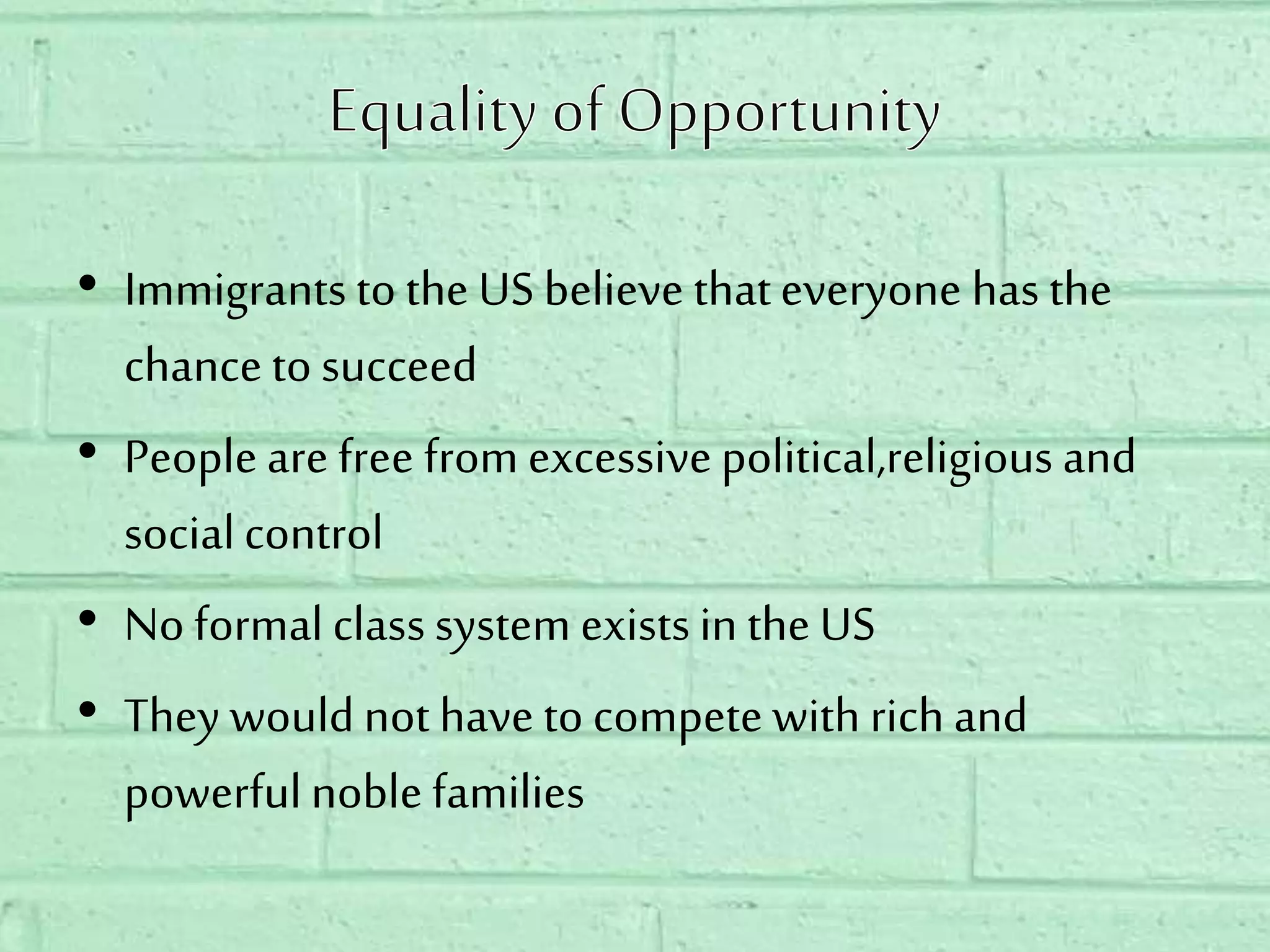Traditional American Values and Beliefs | PPTX