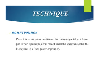 PERCITANEOUS NEPHROSTOMY and HYSTEROSALPIONGOGRAPHY | PPTX